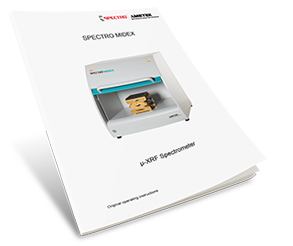 User Manual of SPECTRO MIDEX Precious Metals